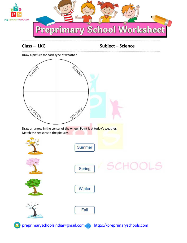 Types Of Weather Worksheet Types Of Weather Worksheet